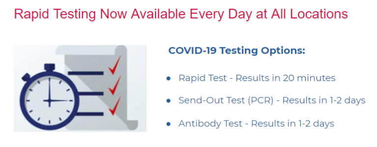 Rapid Testing Now Available Every Day at All Locations - St. Louis ...